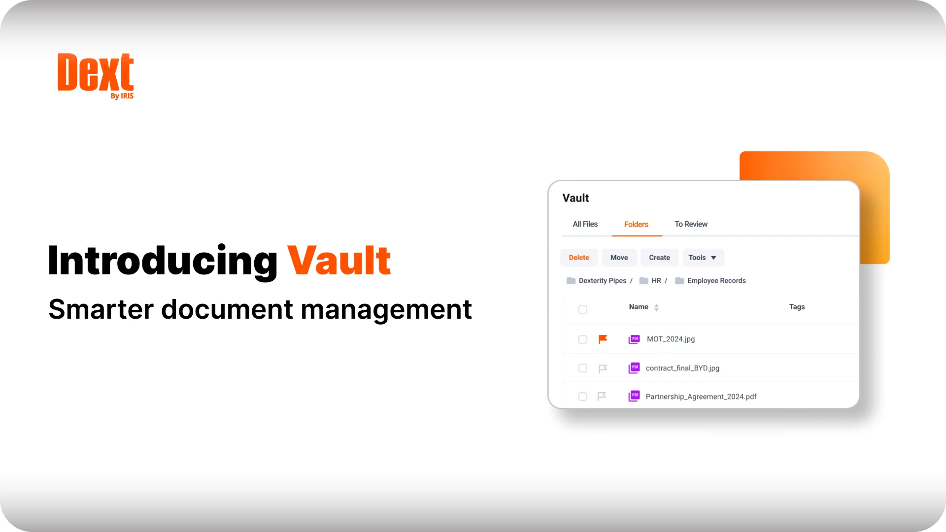 Vault | Secure Electronic Document Management System | Dext